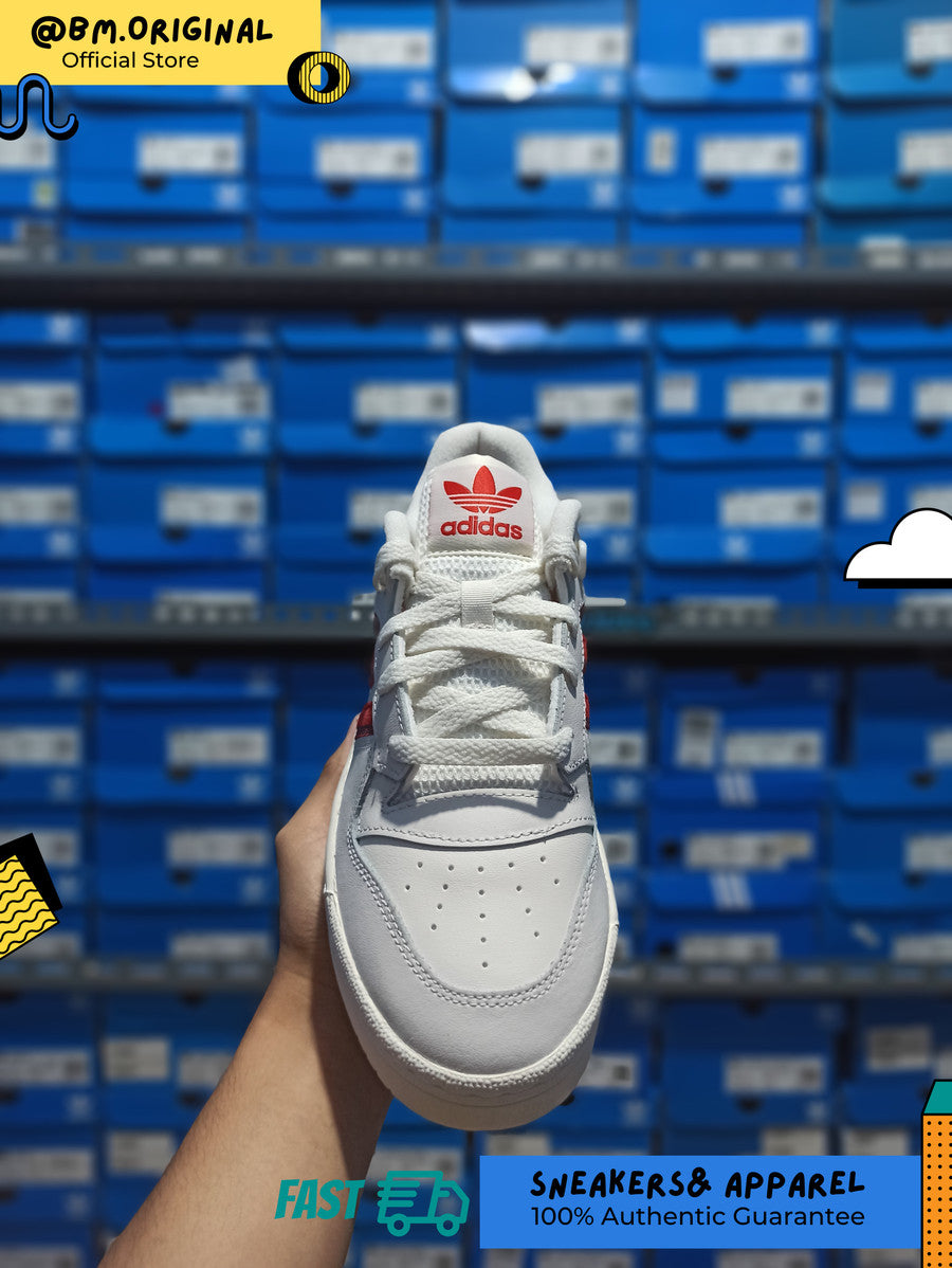 Adidas Rivalry Low Cloud White Red IE7196 – BM STORE ORIGINAL FOOTWEAR