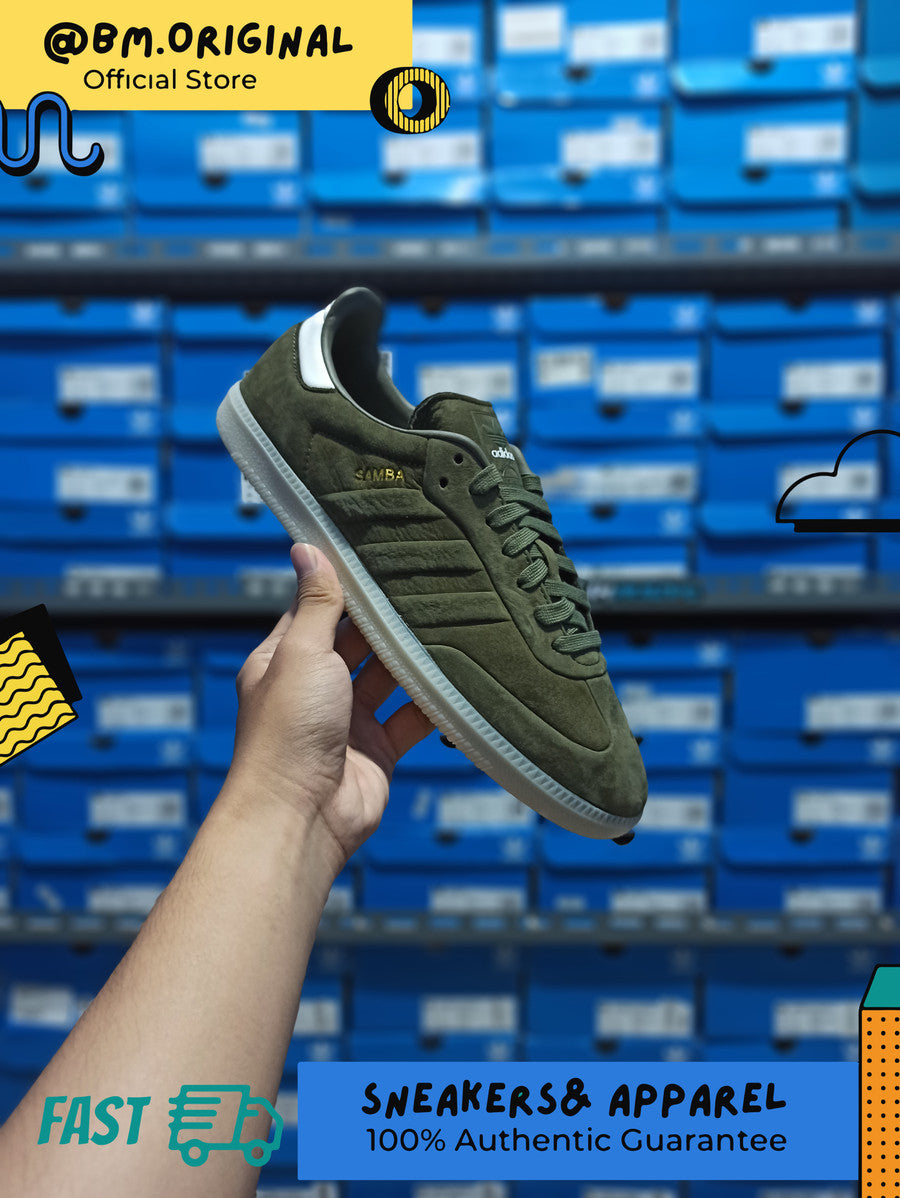 Adidas Samba Olive Strata Core White Aluminium IG9682 – BM STORE ...