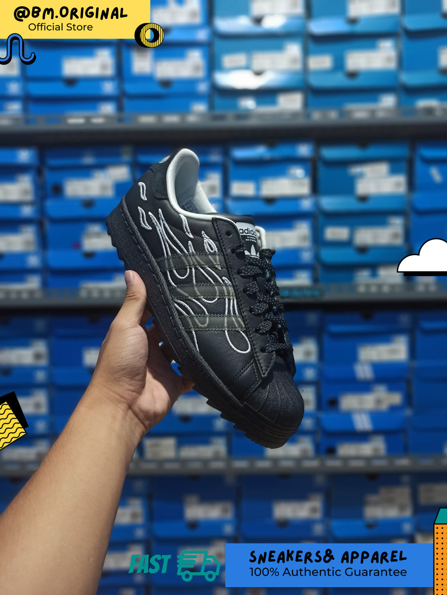 Adidas x NSRC Superstar Ripple Black ID2176 – BM STORE ORIGINAL FOOTWEAR