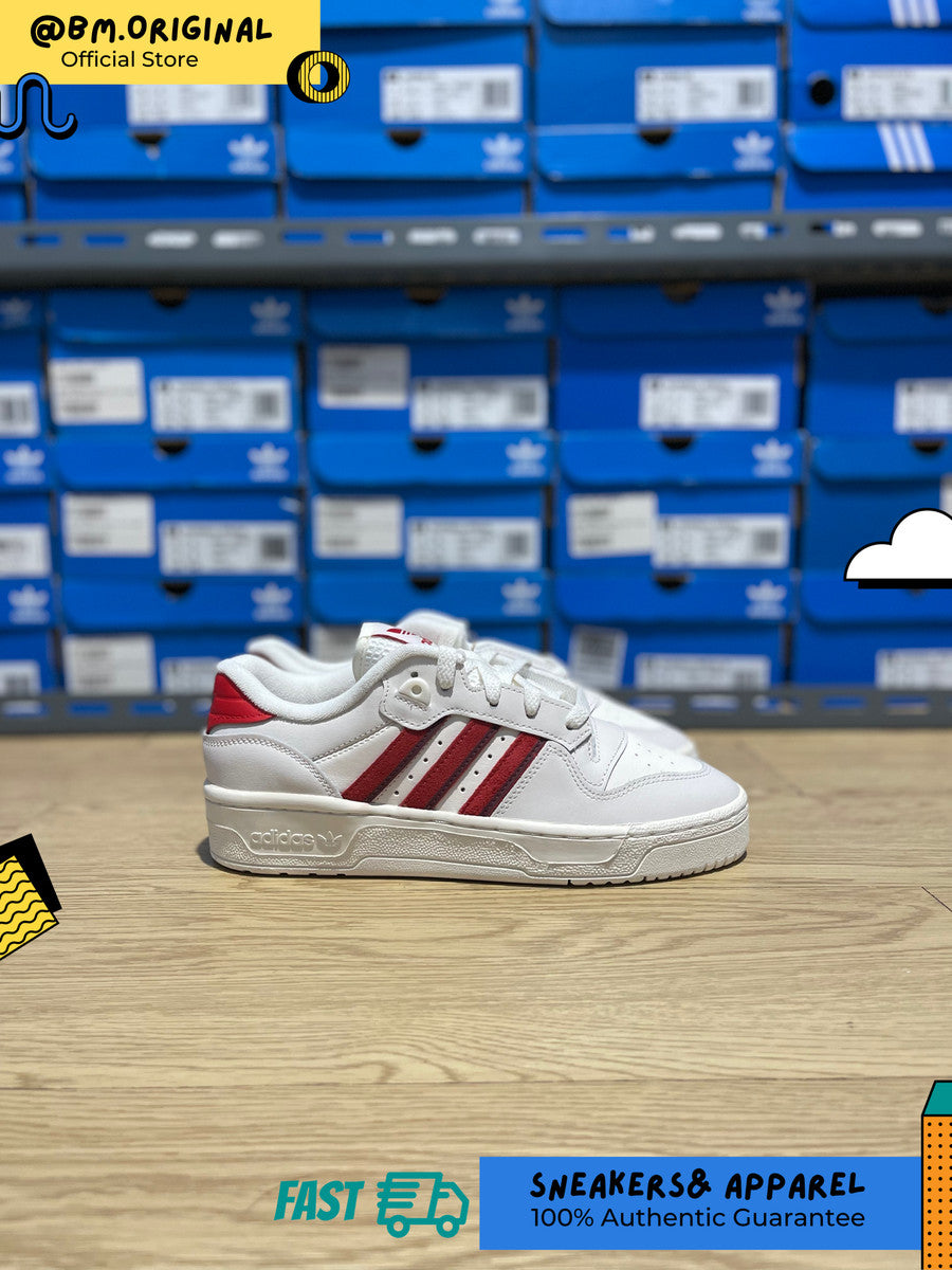 Adidas Rivalry Low Cloud White Red IE7196 – BM STORE ORIGINAL FOOTWEAR