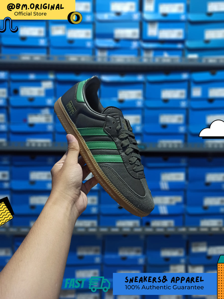 Adidas Samba OG Shadow Olive Preloved Green Gum IG6175 – BM STORE ...
