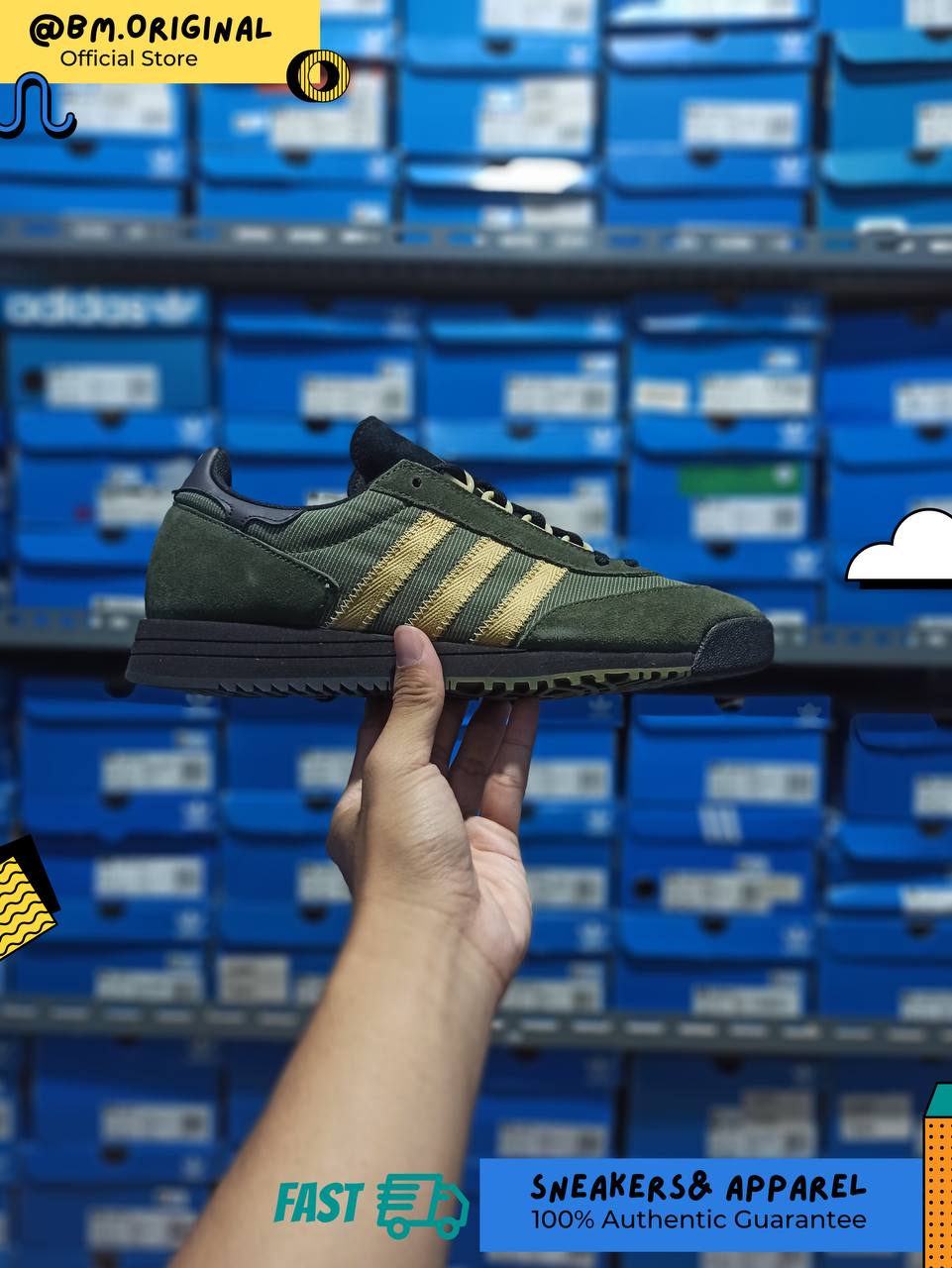 Adidas CP SL83 SPZL Dust Green Sand Night Cargo IH3306 – BM STORE ...