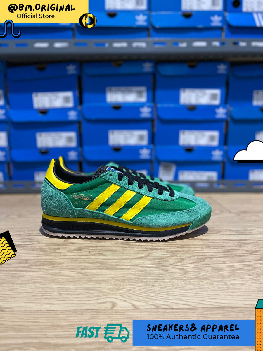 Adidas SL 72 RS Green Yellow Core Black IG2133 – BM STORE ORIGINAL FOOTWEAR